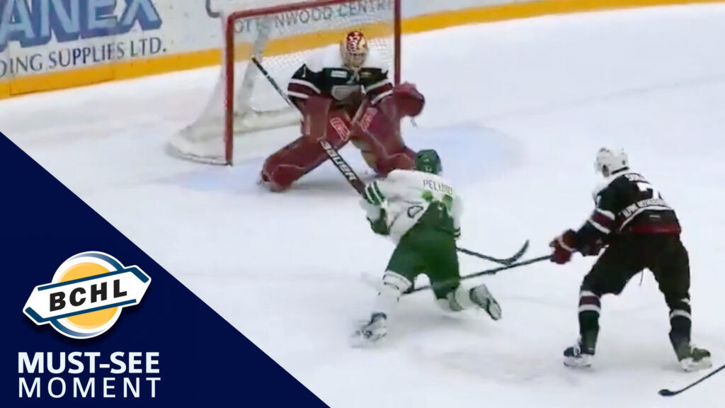 Must-See Moment: Nick Peluso goes through his own legs and scores jaw-dropping goal | BCHL ...