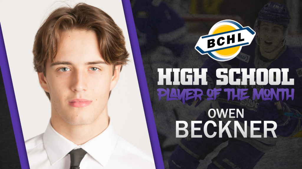 Salmon Arm’s Owen Beckner named High School Player of the Month for ...