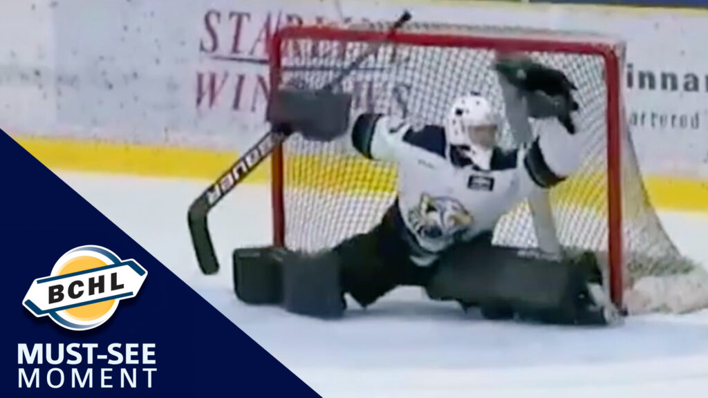 Must See Moment: Ben Montgomery reacts to a deflected puck with a ...
