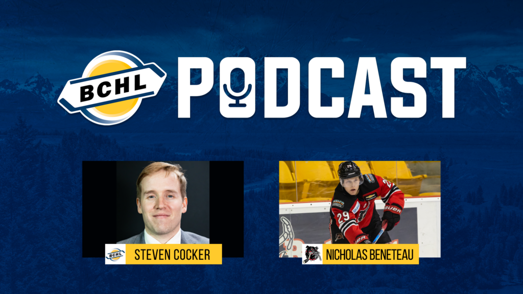 BCHL Podcast: Sept. 22 (Steven Cocker & Nicholas Beneteau) | BCHL ...