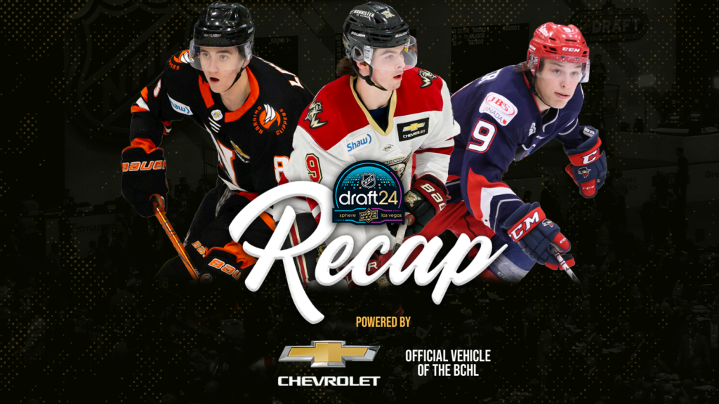 Six BCHL players selected in the 2024 NHL Entry Draft | BCHL League Site