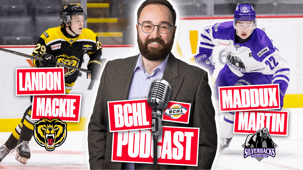 BCHL Podcast 2.0 – Episode 3 (Landon Mackie & Maddux Martin) | BCHL ...
