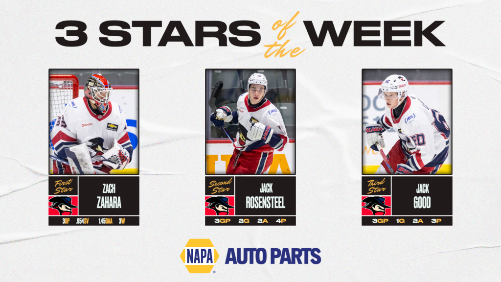Zahara, Rosensteel, Good named NAPA Auto Parts 3 Stars of the Week ...